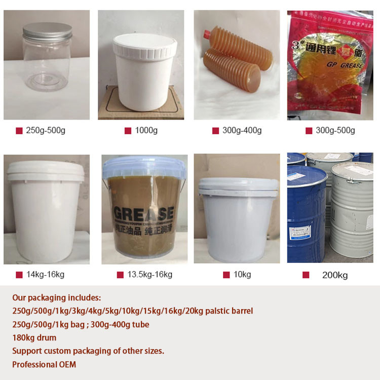 ep 3 Multipurpose lubricant factory oem super viscosity excavator ...